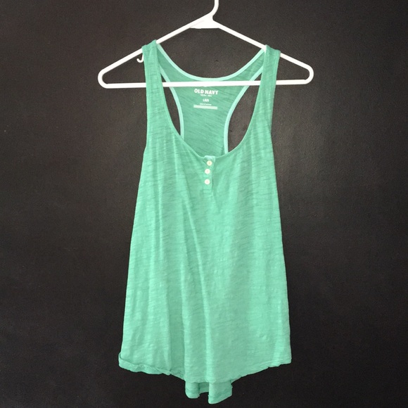 Old Navy | Tops | Racerback 3 Button Tank | Poshmark